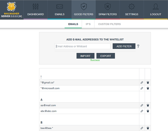 Product Help Manual - MailWasher Enterprise Server